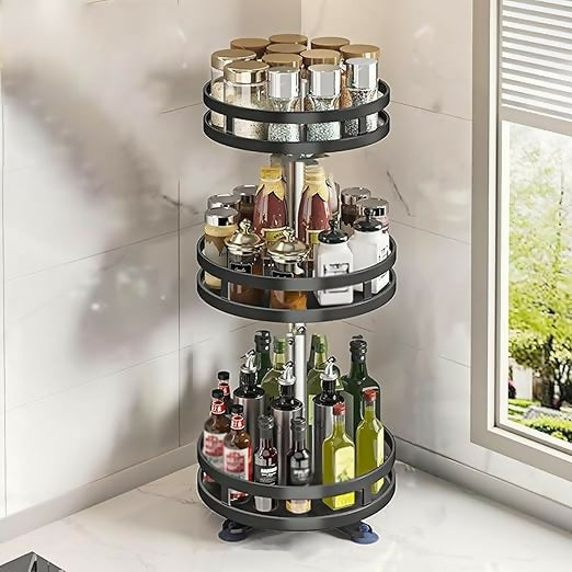 Rotating Spice Rack – 3 Tier – Salibay