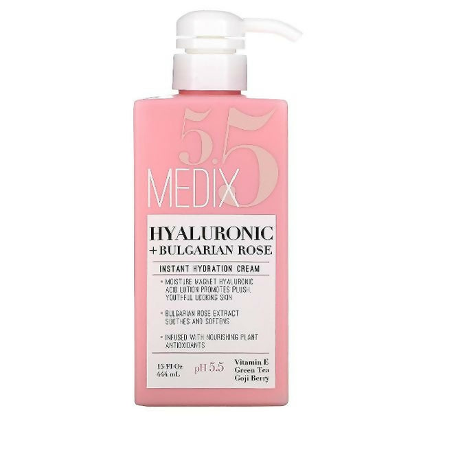 Medix 5.5 Hyaluronic Acid + Bulgarian Rose Instant Hydration Cream ...
